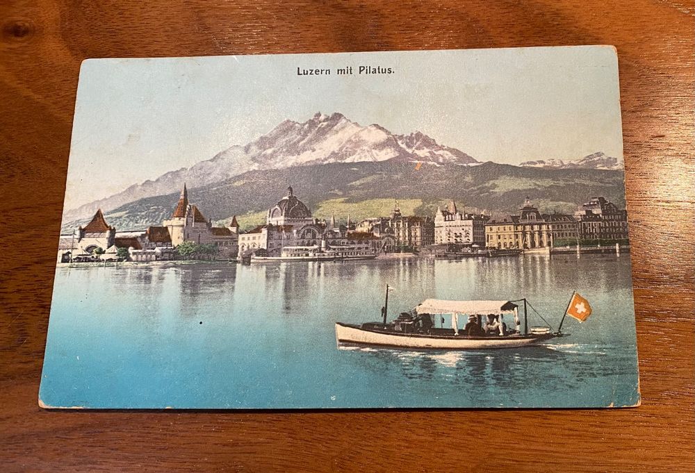 Luzern Pilatus Ansichtskarte 1907 | Kaufen auf Ricardo