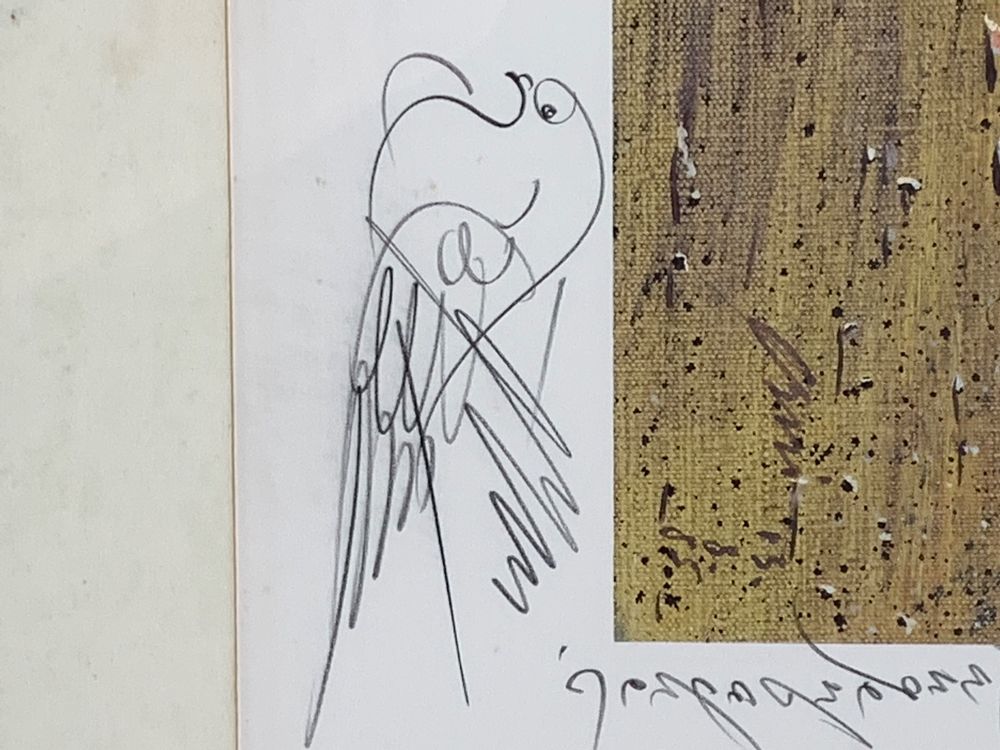 Hans Erni Lithographie mit Taube Zeichnung /Handsigniert (Gebraucht) in Root für CHF 95 – mit ...