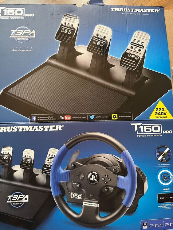 Thrustmaster T150 Pro PS3/PS4/PS5/PC Lenkrad (Gebraucht) in Achseten ...
