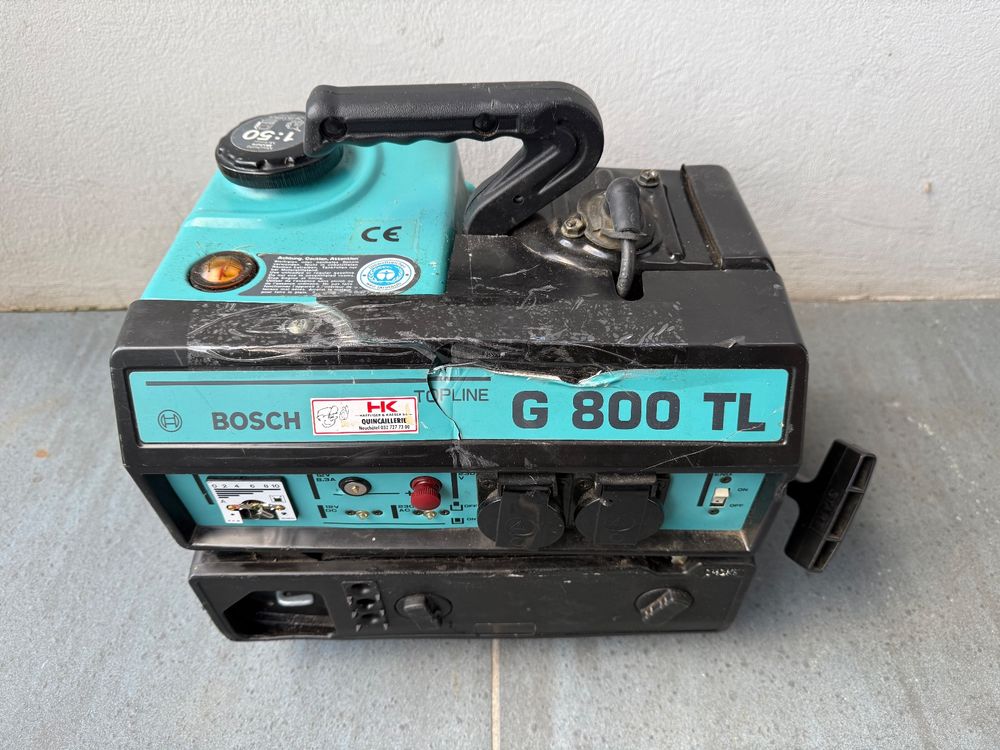 Bosch G800 TL Stromgenerator, Topline, tragbar, ideal Cam... (Gebraucht ...