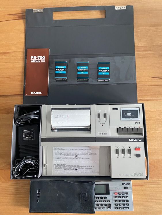 Casio PB-700 Personal Computer Vintage Original FA-10 CM1 (Gebraucht) in Andhausen für CHF 241 ...