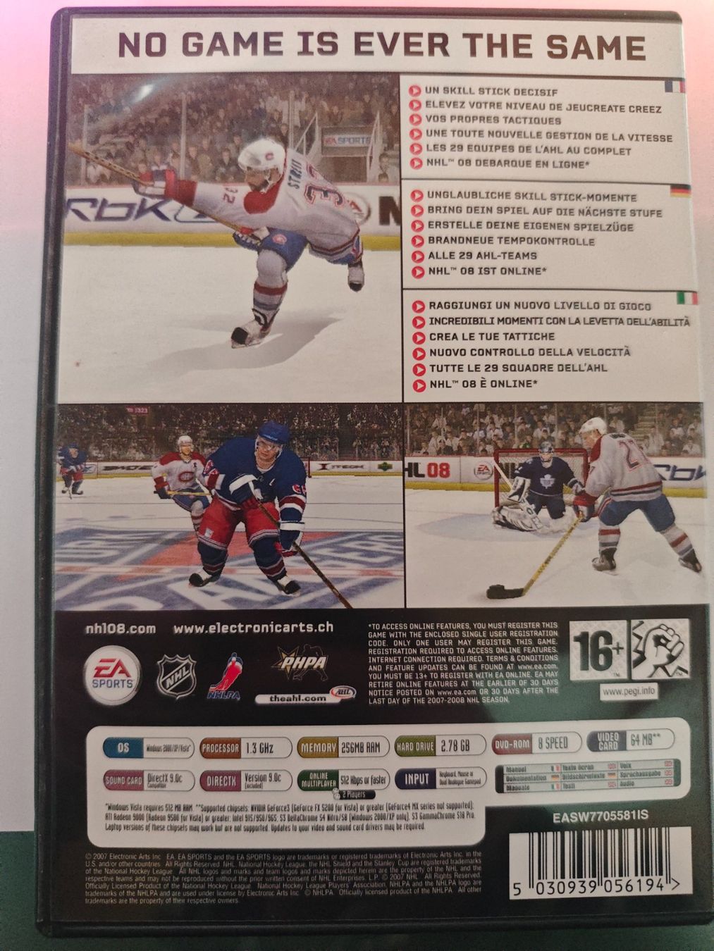 NHL 08 PC Spiel - Eishockey-Action für kalte Tage! (Gebraucht) in ...
