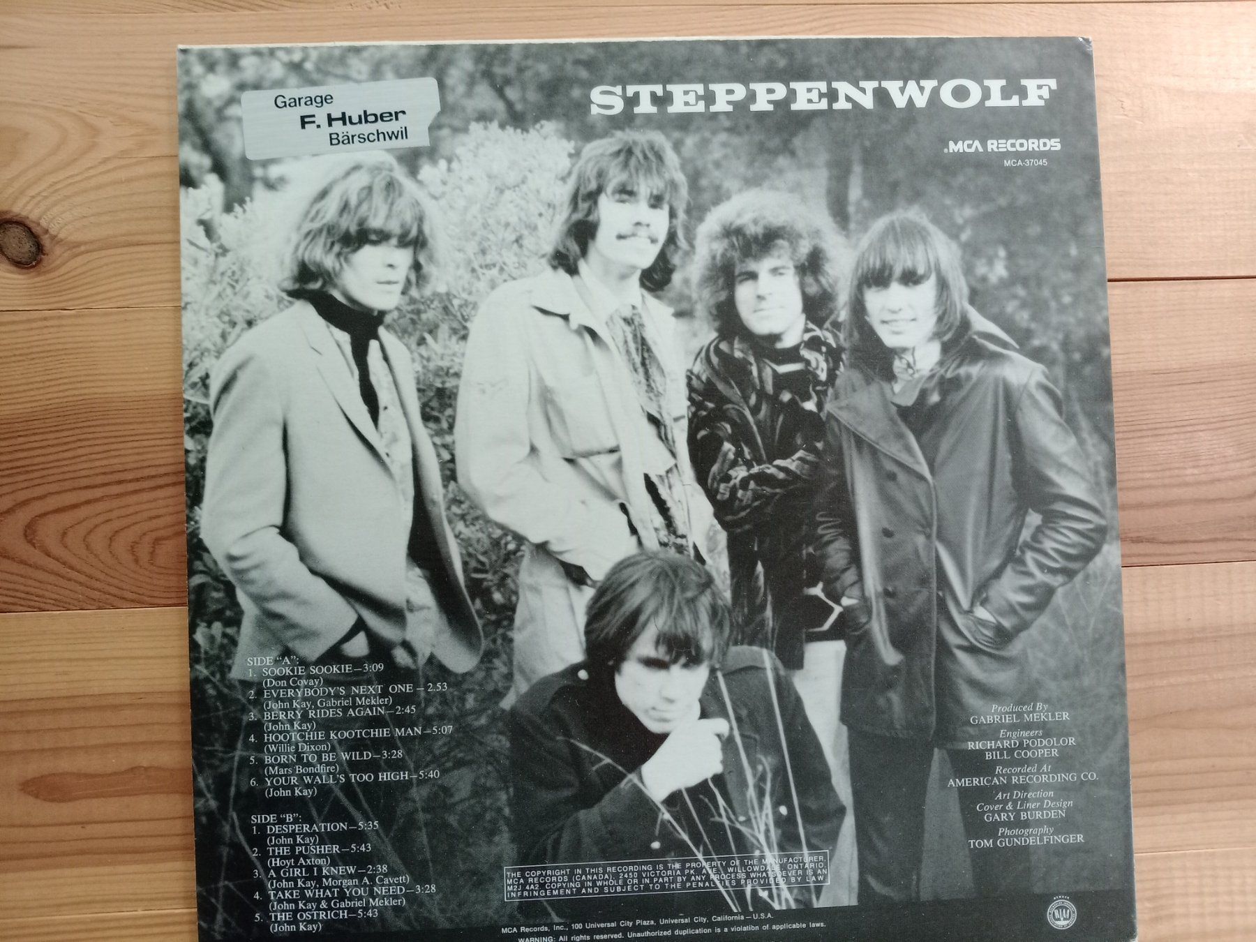 Steppenwolf - Born To Be Wild - Kult-Vinyl Top Zustand! (Gebraucht) in ...