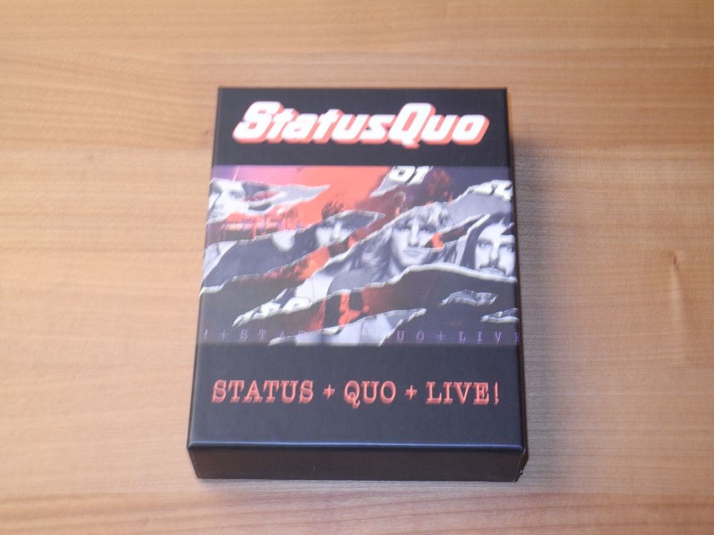 STATUS QUO - LIVE - VERTIGO - 4 CDs + BUCH - DELUXE EDITION (Neu ...