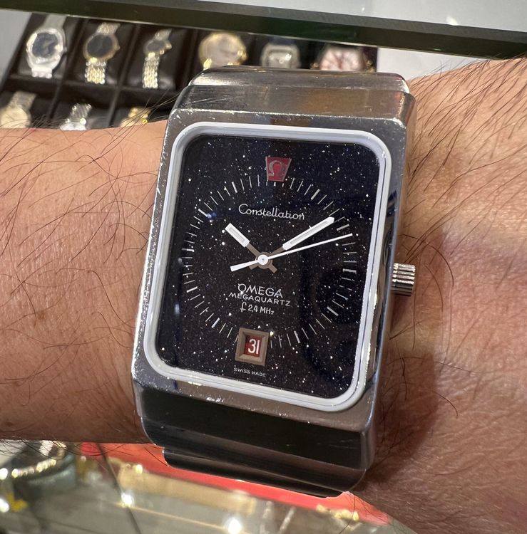 OMEGA Constellation Megaquartz Aventurine Stardust *5621 (Gebraucht) in ...