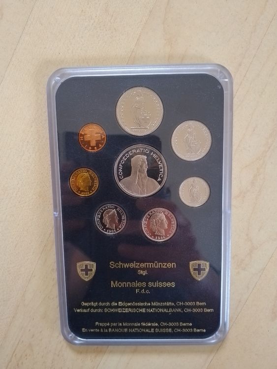 Schweizer Münzen 1984 (Neu und originalverpackt) in Sursee für CHF 30 – nur Abholung auf Ricardo ...