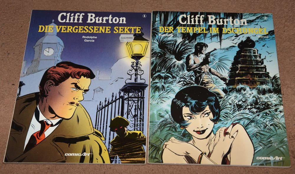 2 x CLIFF BURTON … Nr. 1 + 2 ... comicArt... 1.Auflage 1987 (Gebraucht ...