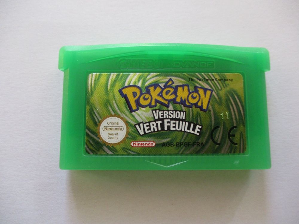 Nintende Game Boy Advance - Pokémon, version vert feuille (Gebraucht ...