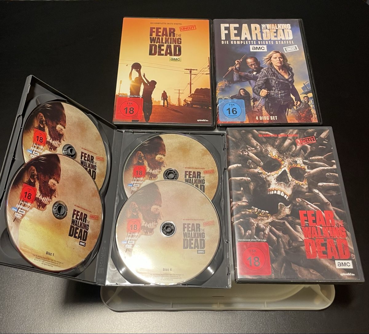Zombies: Fear the Walking Dead – Staffel 1-4 (DVD Box Set) (Neu (gemäss ...