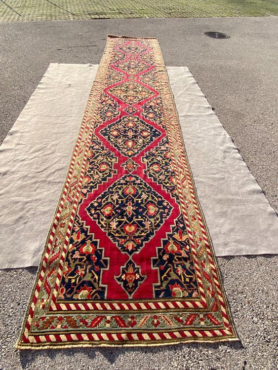 Karabakh Shusha um 1870 Sammlerstück 570x117cm Teppich (Gebraucht) in ...