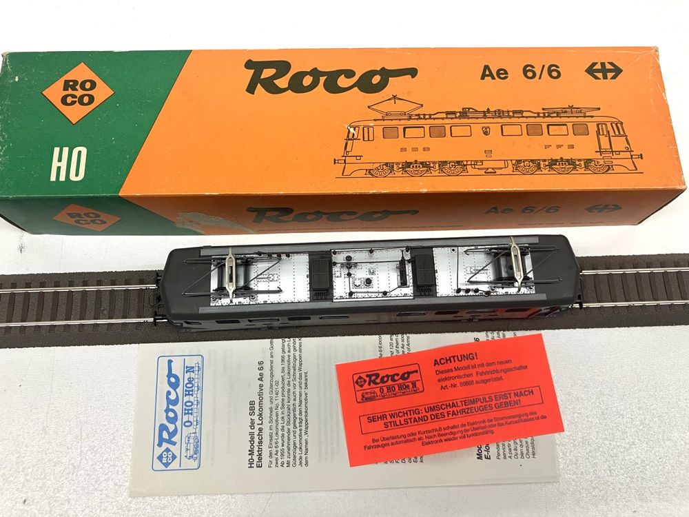 Roco 43937 H0= Ae 6/6 SBB Gotthardlok grün Zürich (Neu (gemäss Beschreibung)) in Thun für CHF 77 ...