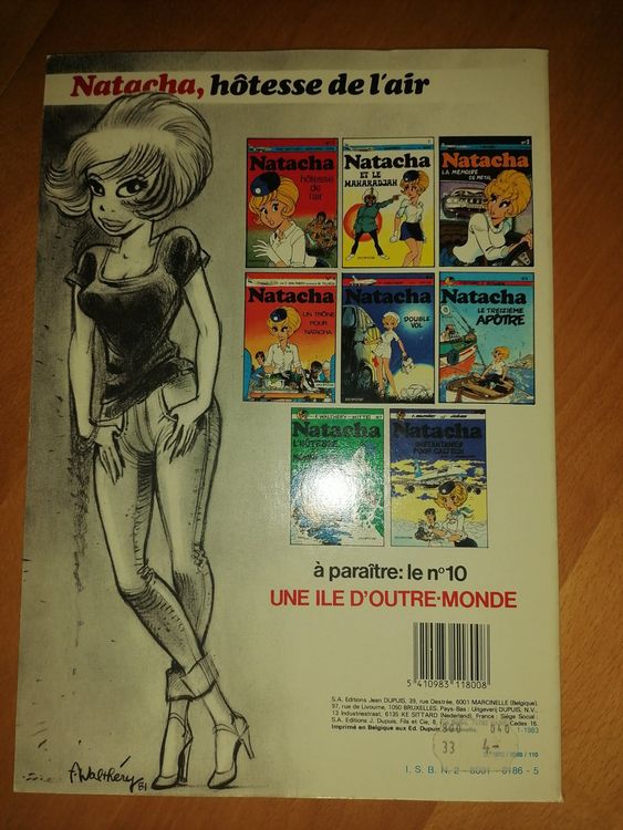 Natacha et le Maharadjah - tome 2 (Walthéry) souple (Gebraucht) in ...