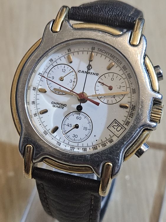 Seltene Candino 39 mm GMT-Chronographen-Herrenuhr (Gebraucht) in ...