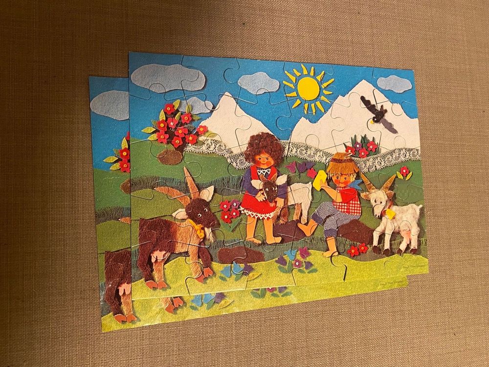 HEIDI PUZZLE MIT VORLAGE RARITÄT (Gebraucht) in chiasso für CHF 3 – mit ...