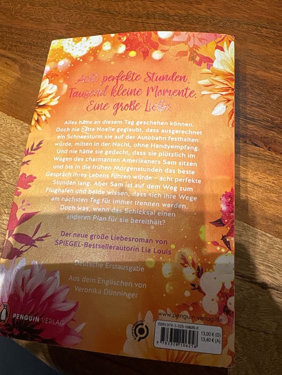 Acht perfekte Stunden - Roman von Lia Louis, Neuwertig! (Gebraucht) in ...