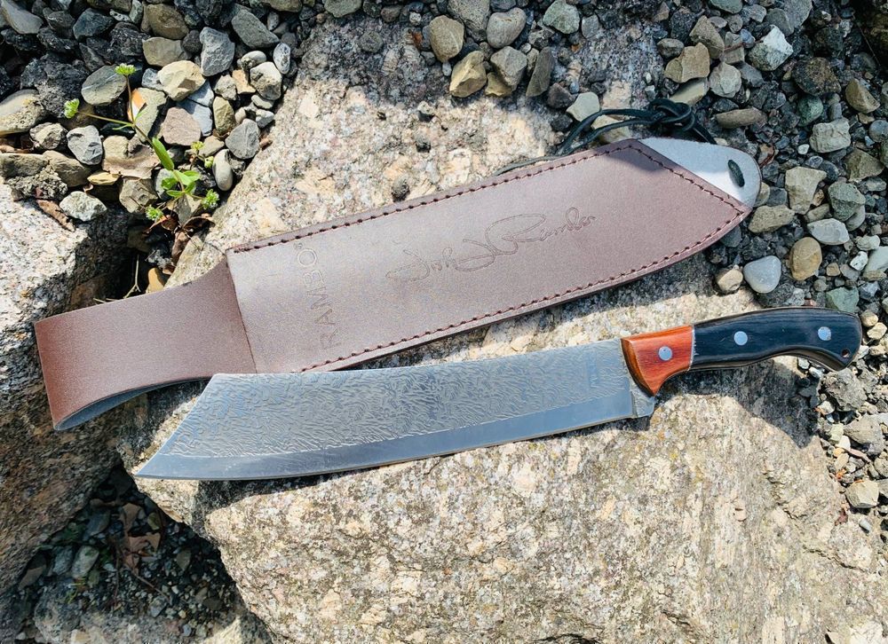 RAMBO Machete HOLZ Tactical Messer 43cm (Neu und originalverpackt) in ...