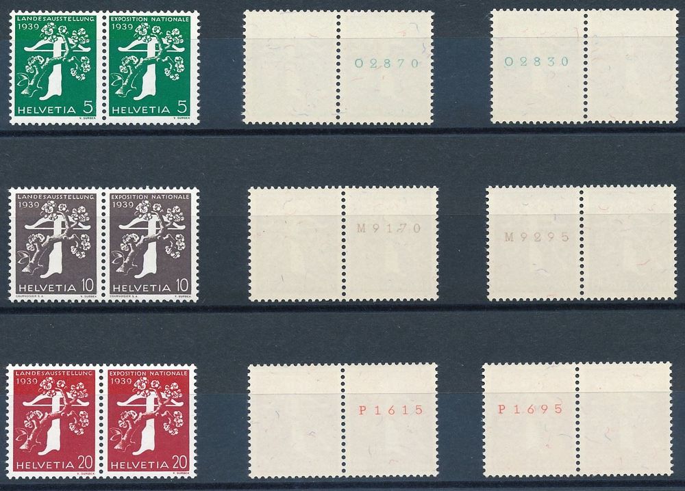 2er-Streifen Landi 1939, **, Kat660 (Antik) in Hölstein für CHF 110 – mit Lieferung auf Ricardo ...