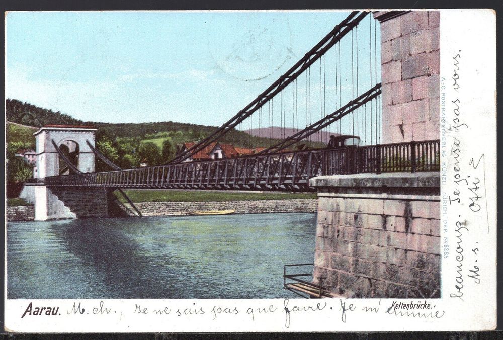 Aarau 29.III.02 Kettenbrücke (Gebraucht) in Aarau für CHF 5 – mit Lieferung auf Ricardo kaufen