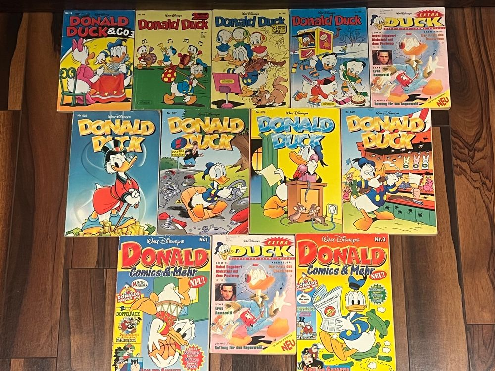 11 versch. Donald Duck Walt Disney Comics in gutem Zustand (Gebraucht ...