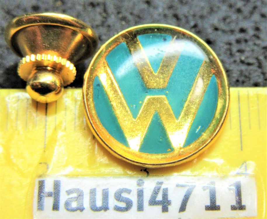 VW Pin goldig mit Sicherheits-Verschlüss (Neu (gemäss Beschreibung)) in ...
