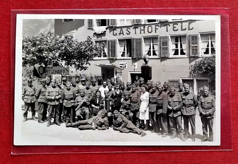 Mühlehorn - Gasthof Tell - Esso Tanknksäule - 1940 (Gebraucht) in Rothrist für CHF 18.8 – mit ...