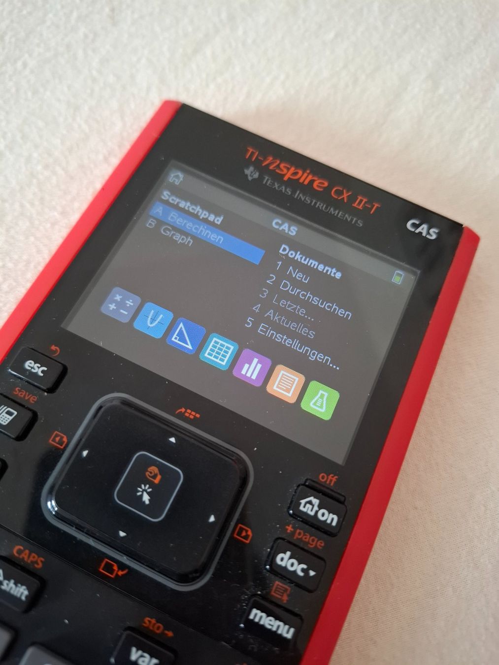 Texas Instruments TI-Nspire CX CAS Rechner, Top! (Neu (gemäss ...