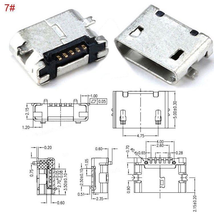 Prise femelle mini-micro USB Type-B 5Pin | Kaufen auf Ricardo