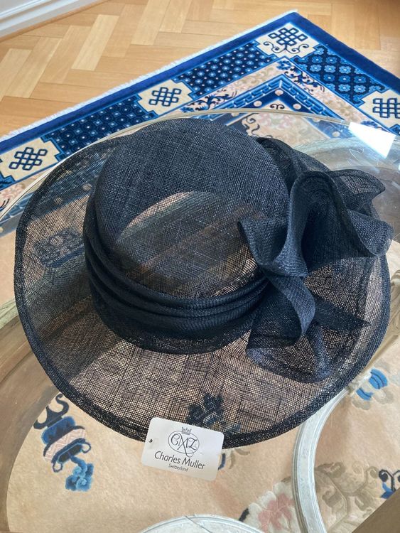 CHARLES MULLER SWITZERLAND DAMENHUT, SCHWARZ, NEU, EIN TRAUM | Kaufen auf Ricardo