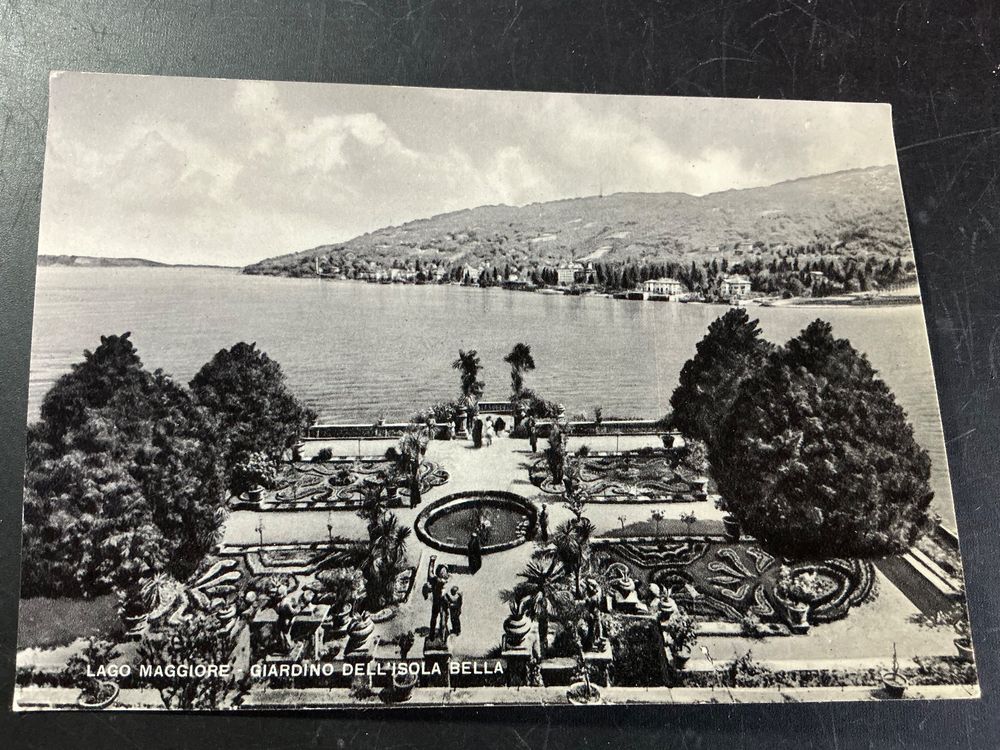 Antike Ansichtskarte Lago Maggiore, Isola Bella Garten (Gebraucht) in ...