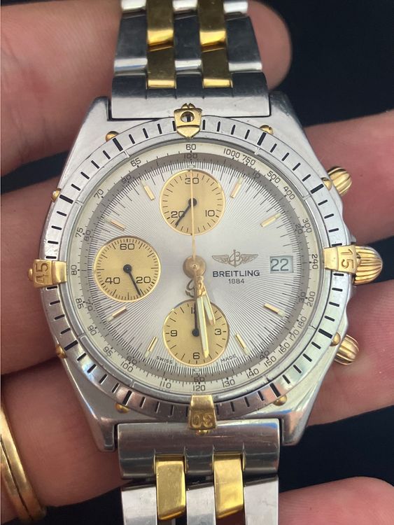 Breitling chronomat 7750 bracelet en or et acier breitling (Gebraucht ...