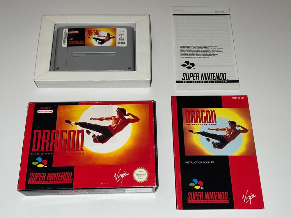 Super Nintendo (SNES) - Dragon: The Bruce Lee Story (OVP) (Gebraucht ...