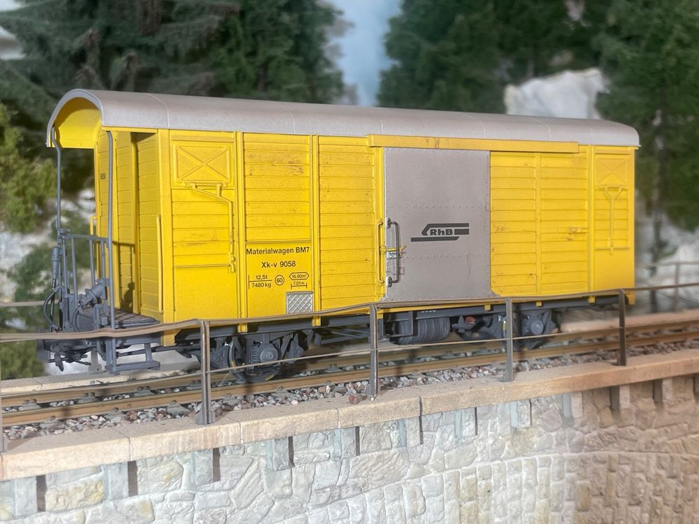 Model Rail, RhB, Xk-v- Güterwagen (Neu und originalverpackt) in ...