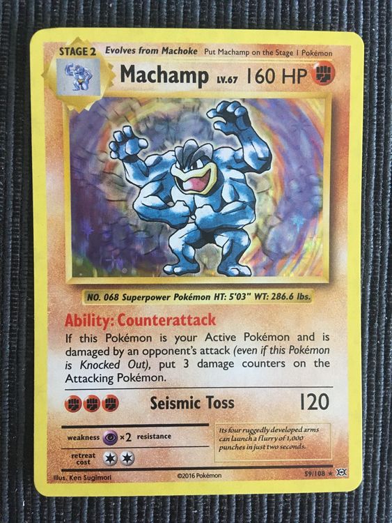 Pokemon Machamp Holo XY Evolutions (Neu (gemäss Beschreibung)) in ...