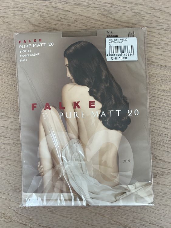 FALKE Pure matt 20 Tights Gr.L coocon (Neu und originalverpackt) in ...