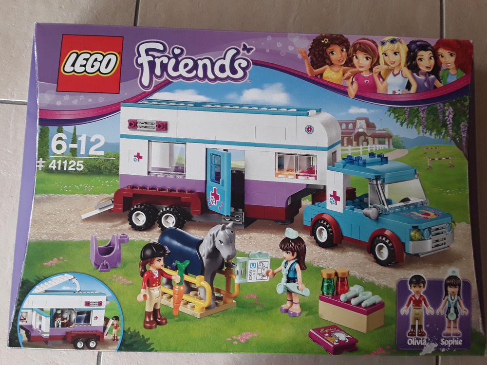 Lego Friends Pferdeanhänger und Tierärztin 41125 (Gebraucht) in Hemberg ...