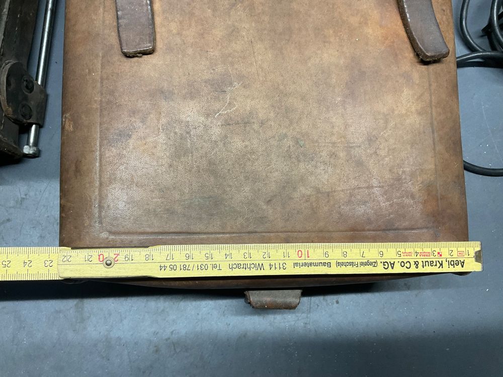 Vintage Satteltaschen Leder wohl für Oldtimer Motorrad ? | Kaufen auf ...