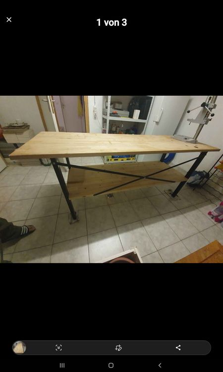 Arbeitstisch mit Perceuse A Colonne (Gebraucht) in zollikofen für CHF 39 – nur Abholung auf ...