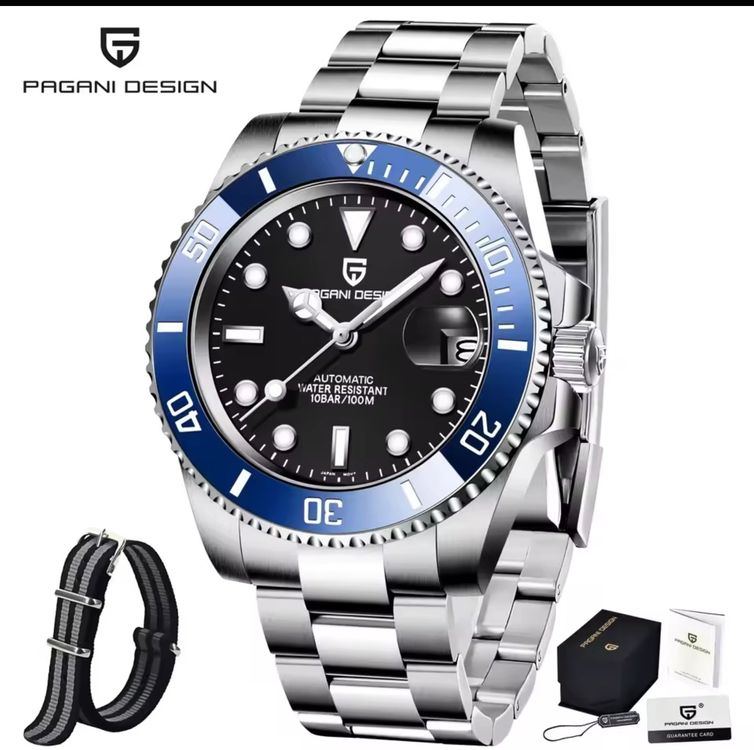 PAGANI DESIGN SUBMARINER blau New 2025 Version (Neu und ...