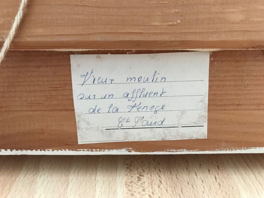 Tableau peintre Marnot (Gebraucht) in Boudry für CHF 20 – nur Abholung ...