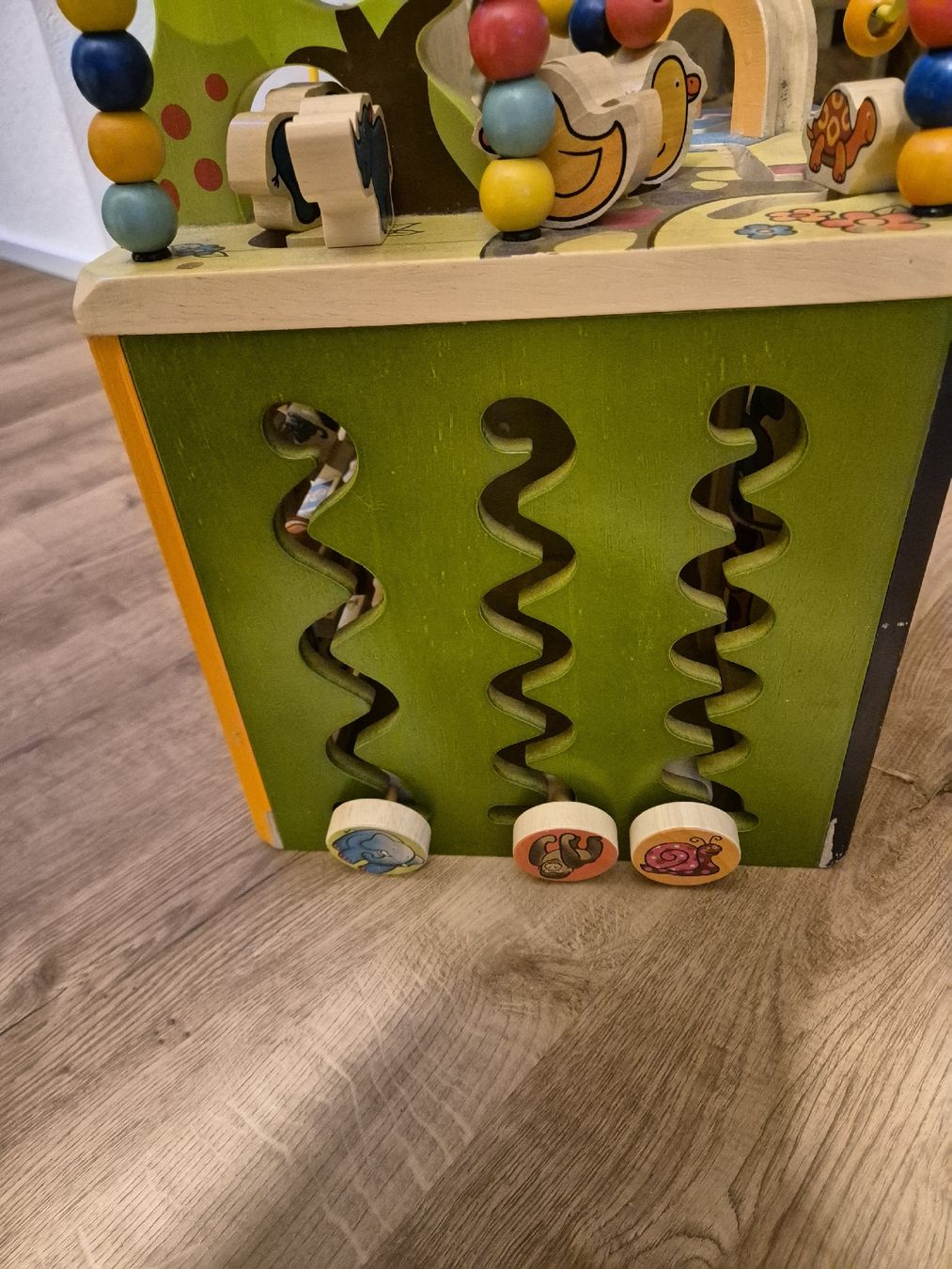 Zany Zoo Activity Cube aus Holz, Motorikwürfel - Top! (Gebraucht) in ...