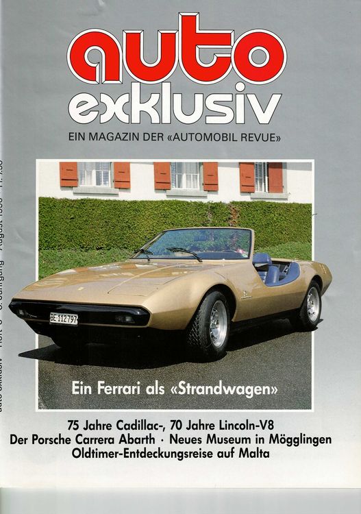 Zeitschrift auto exklusiv Nr.8-1990 | Kaufen auf Ricardo