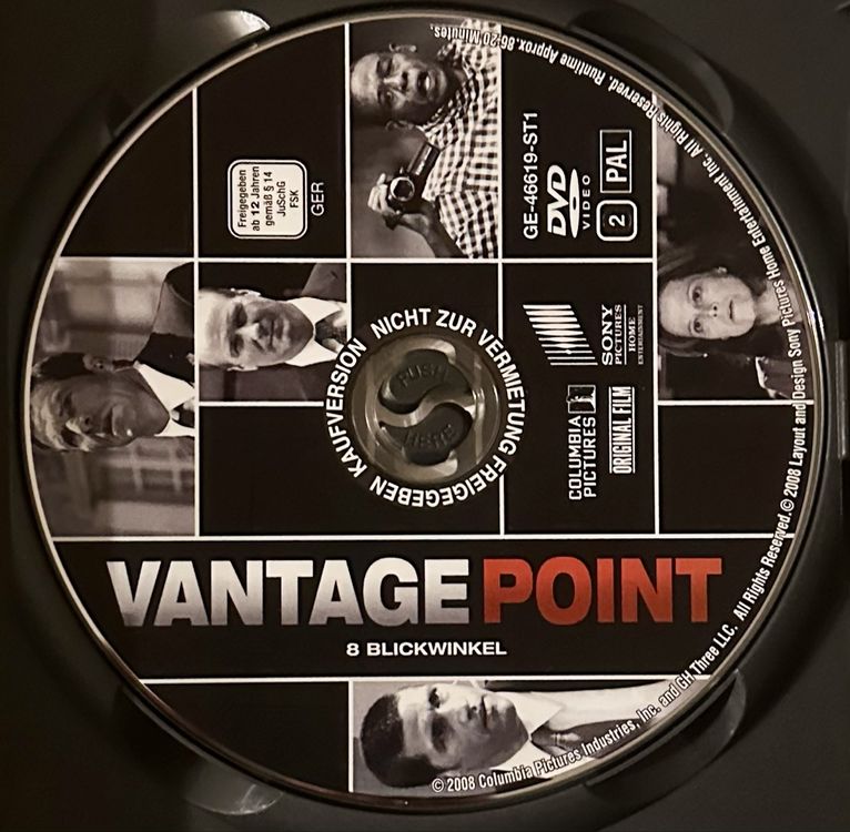 Vantage Point DVD - Top Thriller mit Starbesetzung! (Gebraucht) in ...
