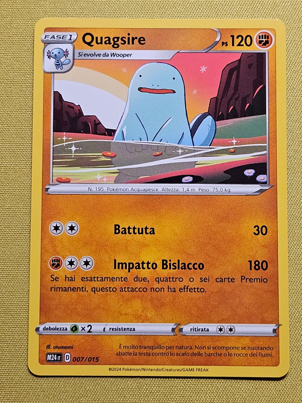 M24 Mc Donald's 2024 - Quagsire 007/015 (Gebraucht) in Bellinzona für ...