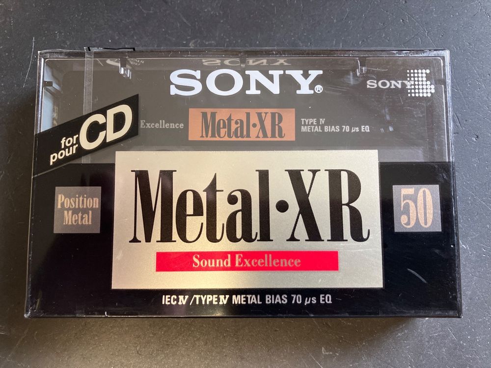 Sony Metal XR 50 - Kassette Original verpackt (Gebraucht) in Courtaman ...