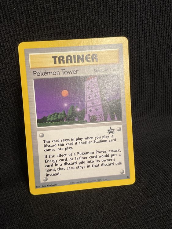Pokemon Tower Promo 42 Pokemon wotc vintage rar trainer (Gebraucht) in ...