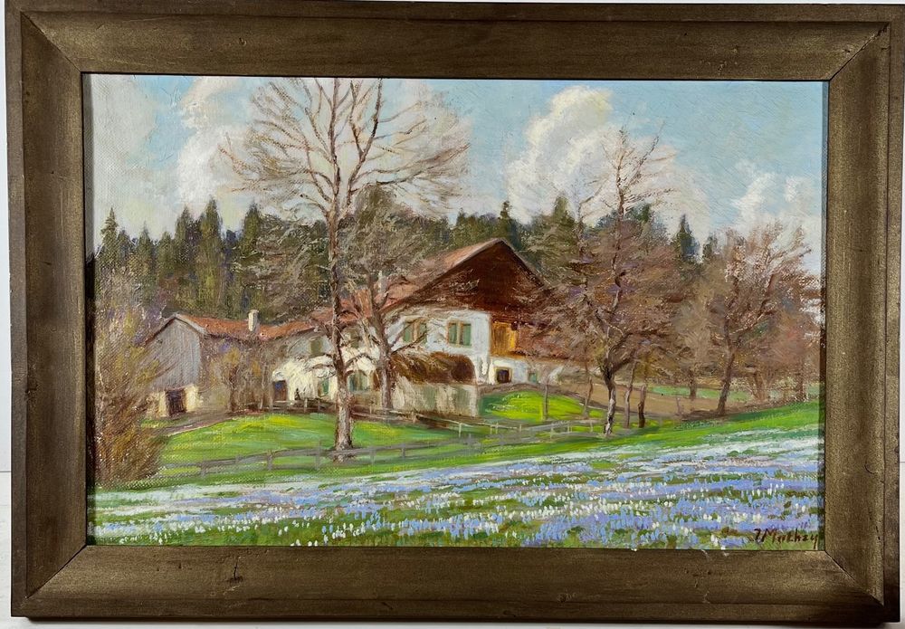 Jacques Mathey (1883-1973) Frühling Szene Gemälde (Gebraucht) in Root ...