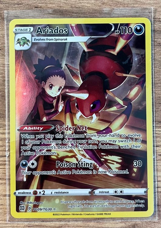 Ariados TG09/30 Pokemon Trainer Gallery Brilliant Stars (Gebraucht) in ...