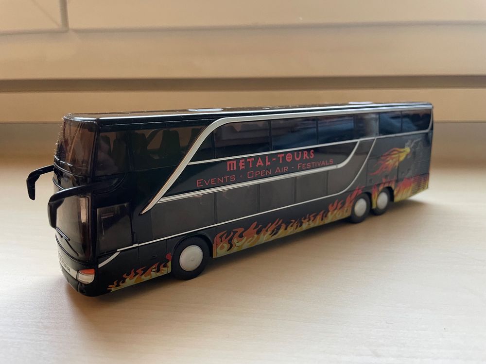 SIKU Setra Doppeldeckerbus "Metal Tours" (Gebraucht) in Basel für CHF ...