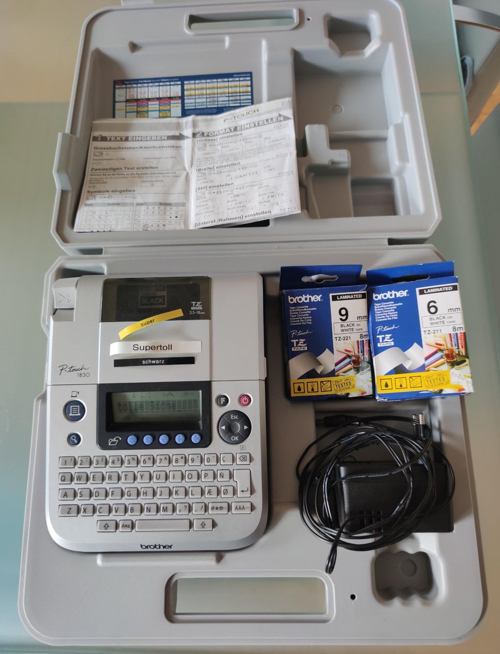 Brother P-touch 1830 Beschriftungsgerät - Top Zustand! (Gebraucht) in ...
