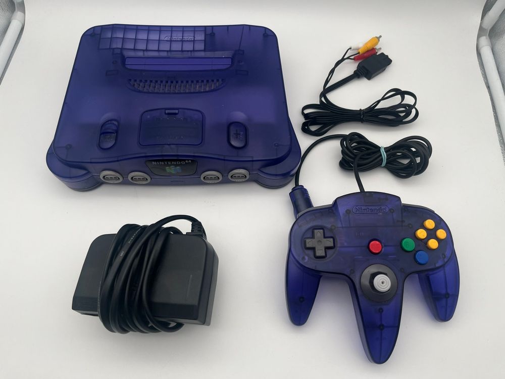 Nintendo 64 N64 Transparent Purple Atomic Lila Original (Gebraucht) in ...